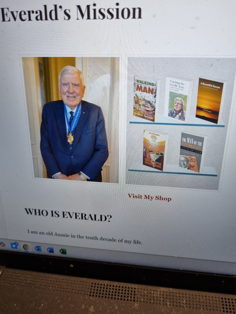 WHEN YOU REACH AGE EIGHTY IT'S TIME TO START WRITING BOOKS. - Everald ...